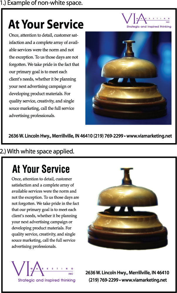 Via Idea #13: The Positives of Negative Space (understanding white space)